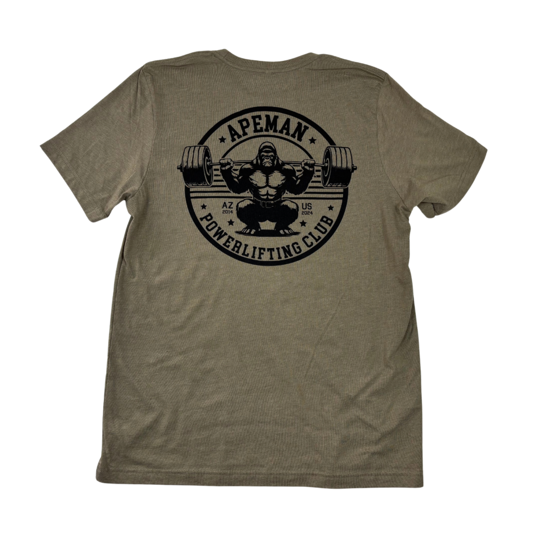 POWERLIFTING CLUB TEE – Apeman Strong